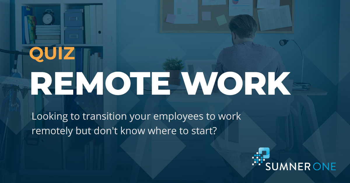 Remote Work Checklist - SumnerOne